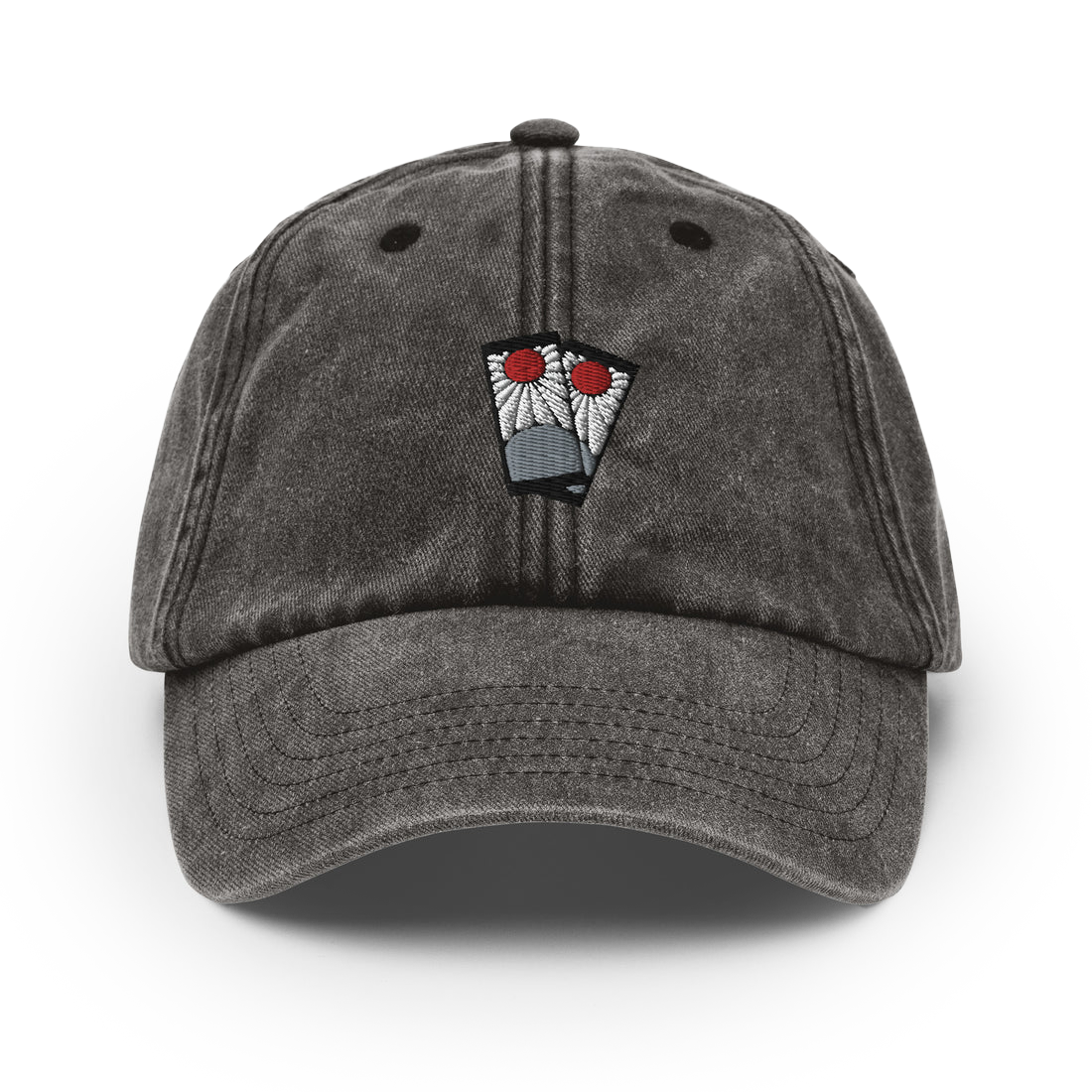 Hana fuda Anime Earrings Vintage Dad Hat – Subtle Anime
